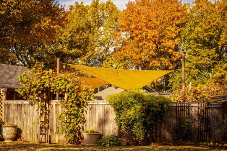 19 Solid DIY Shade Sail Post Ideas [Stay Cool In the Sun!] - Outdoor ...