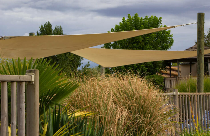 19 Solid DIY Shade Sail Post Ideas [Stay Cool In the Sun!] - Outdoor ...