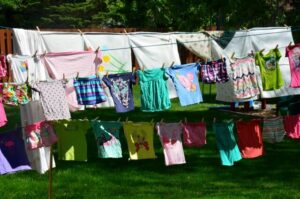 43+ DIY Clothesline Ideas for Inside and Outside Your Home - Outdoor ...
