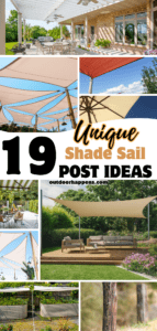 19 Solid DIY Shade Sail Post Ideas [Stay Cool In the Sun!] - Outdoor ...