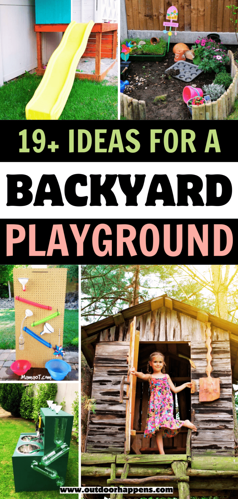 19 Creative Playground Ideas for Small Backyards - Outdoor Happens ...